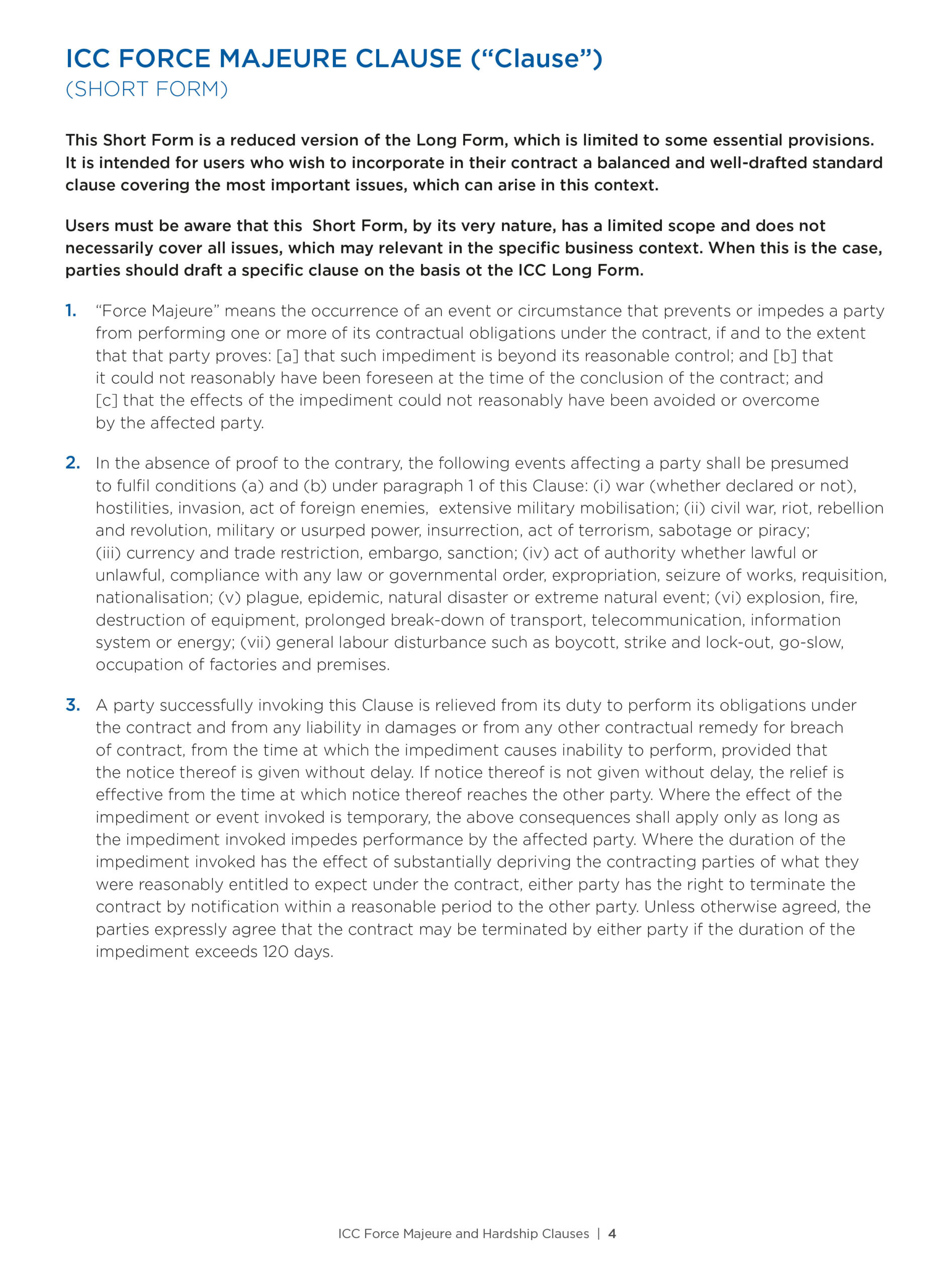 Trade clauses - APR Cargo Group